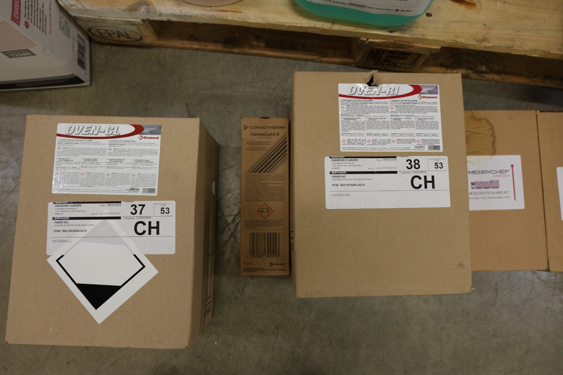 Palette Reinigungsmittel Reiniger NEU Merrychef OVEN (Neuf (Voir ...