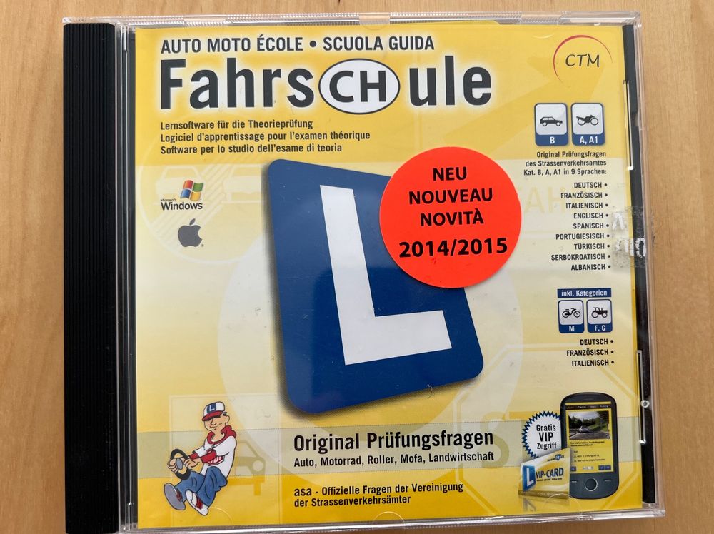 Fahrschule Theorie-Lernsoftware 2014/2015 - Top Zustand! (Gebraucht) in ...