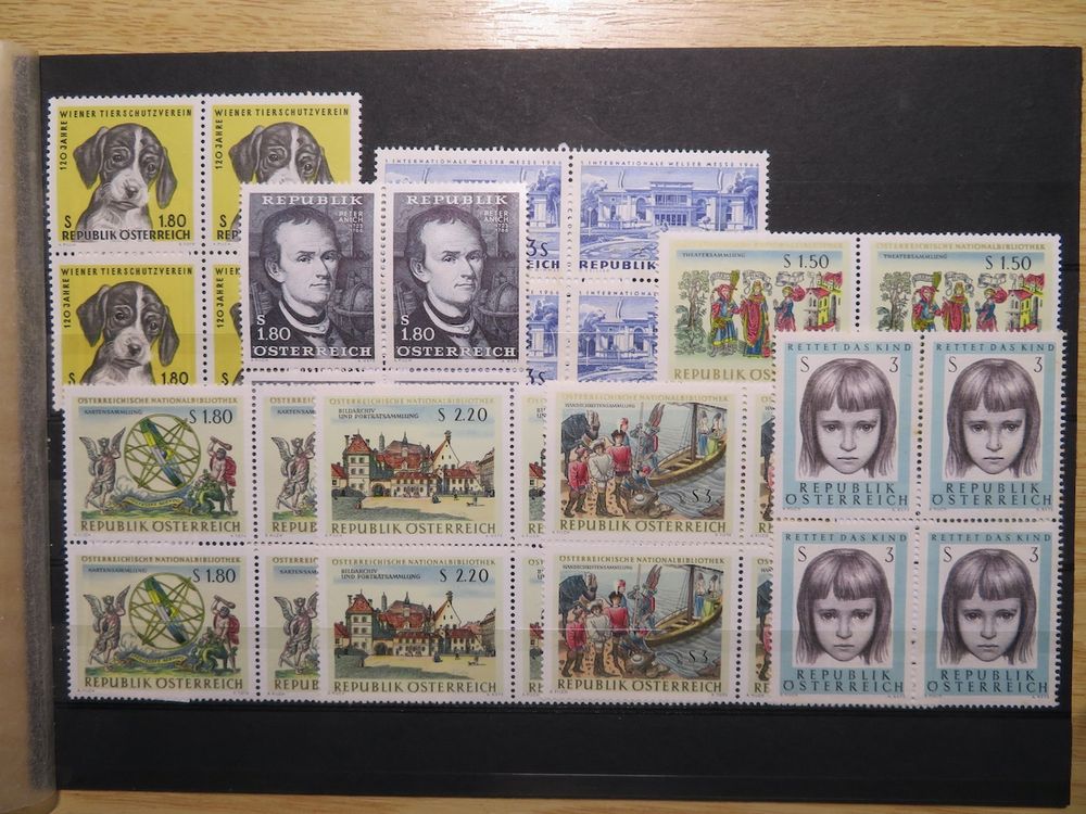 Oesterreich Viererblocks ** + 1 Kleinbogen | Kaufen auf Ricardo