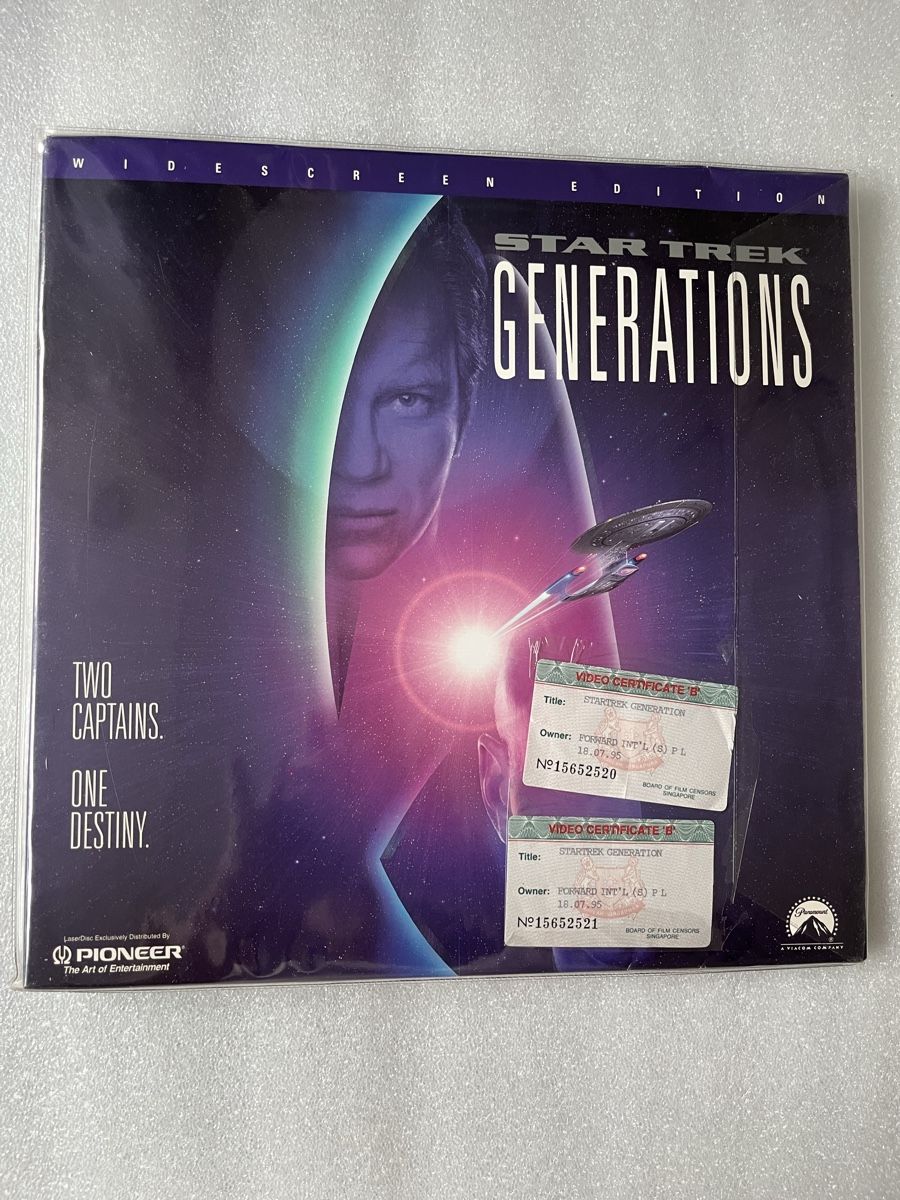 Star Trek: Generations Laserdisc - Top Zustand, Rarität! (Gebraucht) in ...