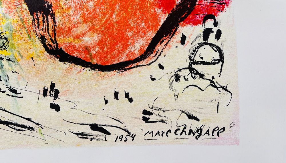 Marc Chagall 1887-1985 Lithografie handsigniert (Gebraucht) in Root für ...