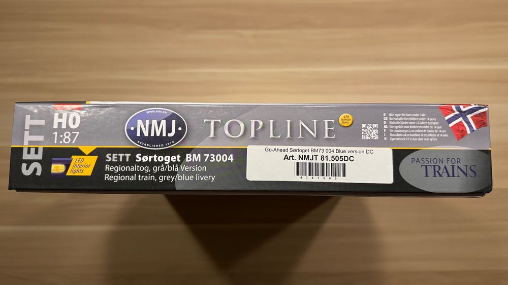 NMJ Topline Sørtoget BM73 004, DCC Sound+Innenbeleuchtung (Neu und ...