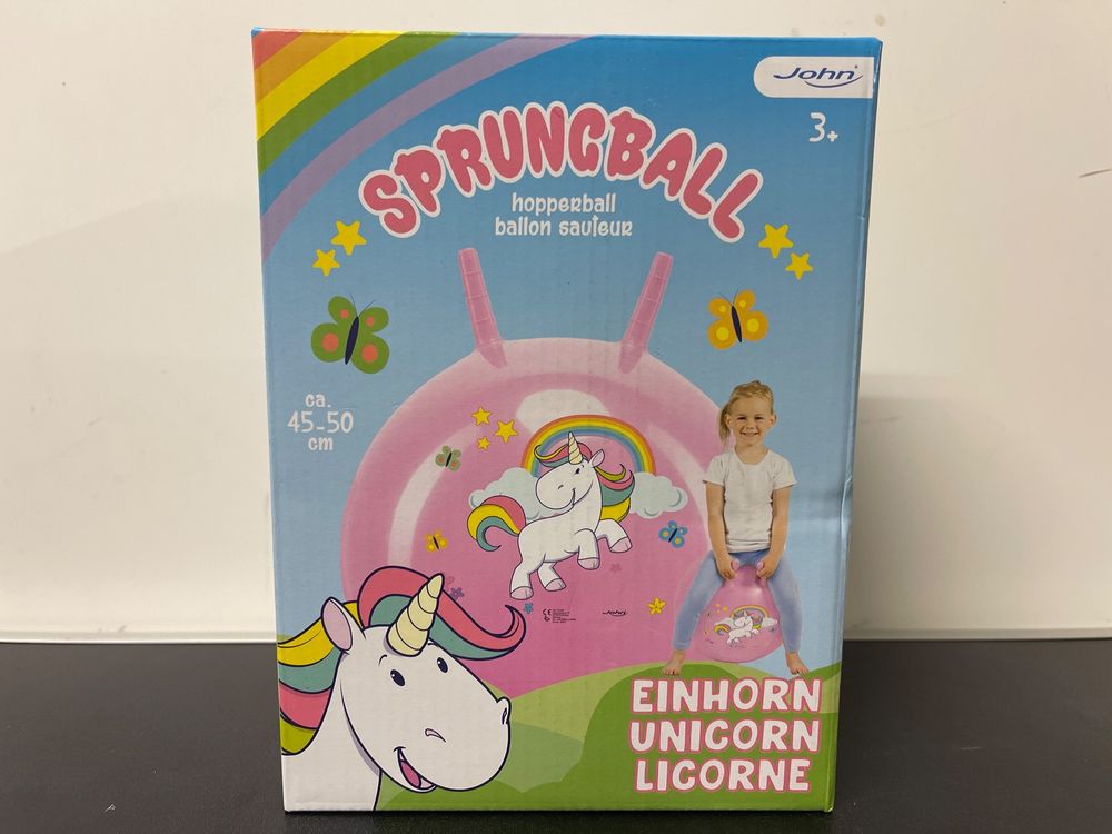 Neu Einhorn Kinder Sprungball John (1x) (Neu und originalverpackt) in ...