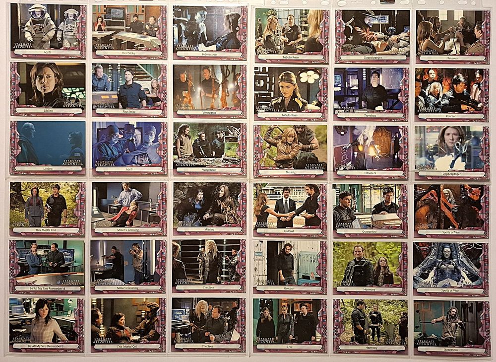 Stargate Atlantis TC Base Set kompl. + diverse Chase Cards (Gebraucht ...