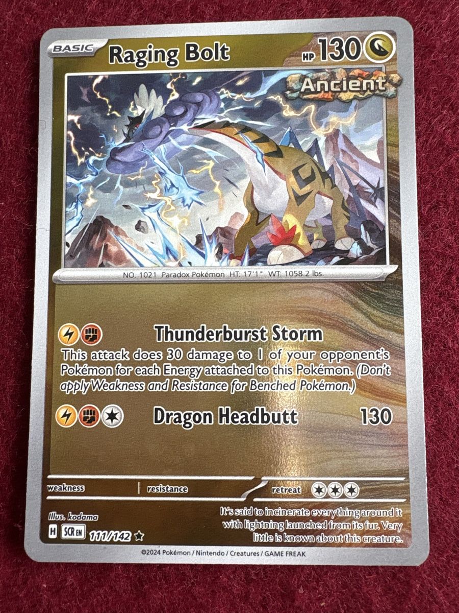Raging Bolt SCR 11/142 * Stellar Crown Pokemon 2024 ab 9.50 (Gebraucht ...