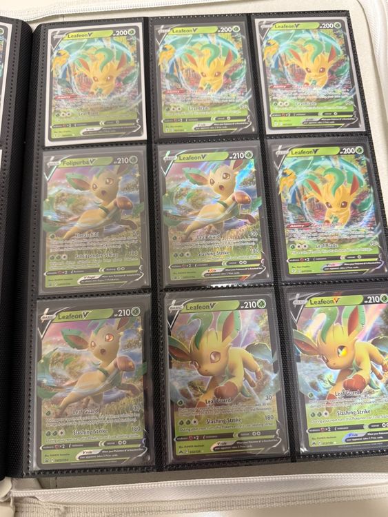 Leafeon & Folipurba V Pokemon Karten | Kaufen auf Ricardo