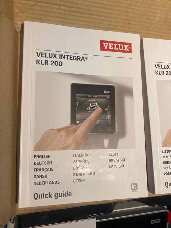 VELUX Fernbedienung Integra KLR 200 NEU (Neu und originalverpackt) in ...