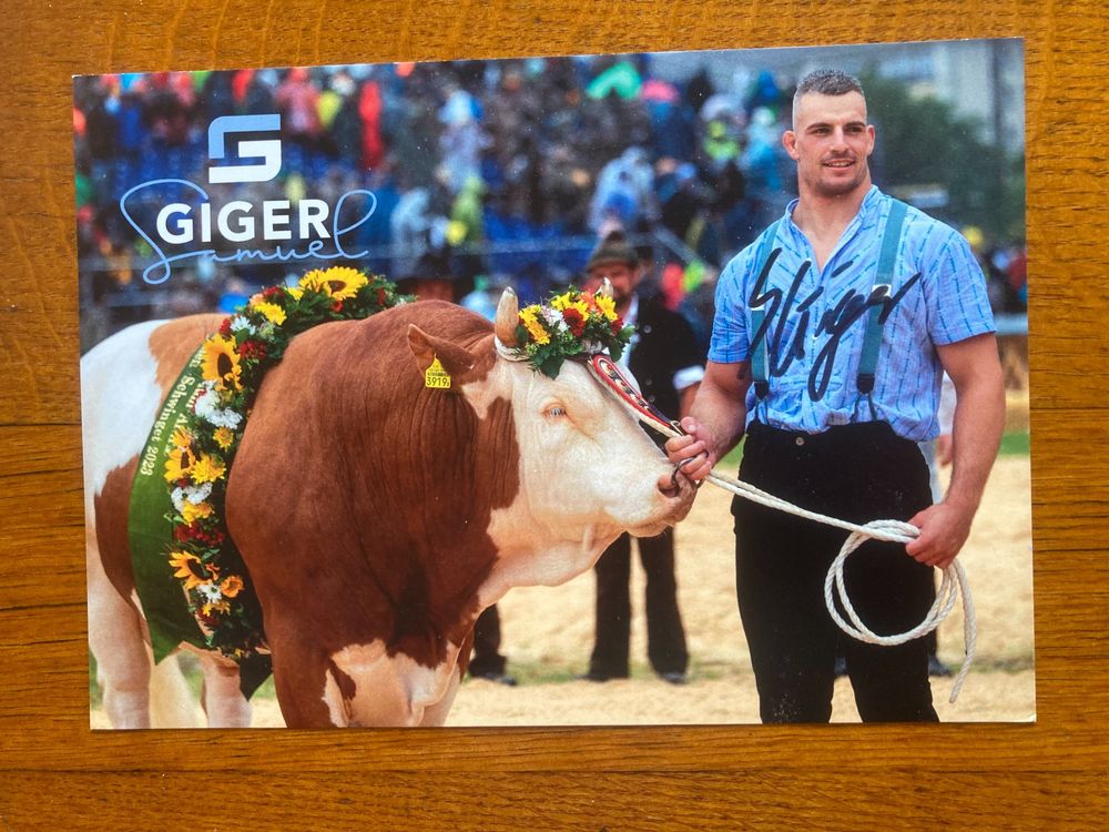 Samuel Giger / orig. AK (Neu (gemäss Beschreibung)) in Lovens für CHF 8 – mit Lieferung auf ...