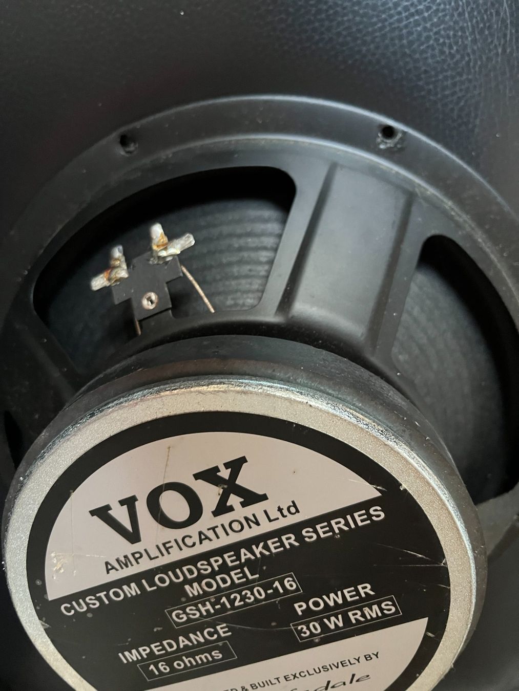 VOX 1x12 Speaker 16 Ohm G12 HSH 1230 16 (Gebraucht) in Rheinfelden für ...