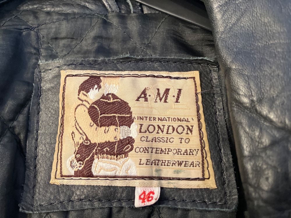 AMI London, Biker-Jacke echt Leder. Grösse 46. (Gebraucht) in Allschwil ...