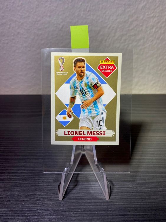 Lionel Messi Extra Sticker Gold Legend Panini Ab 1 Top Gebraucht 2611