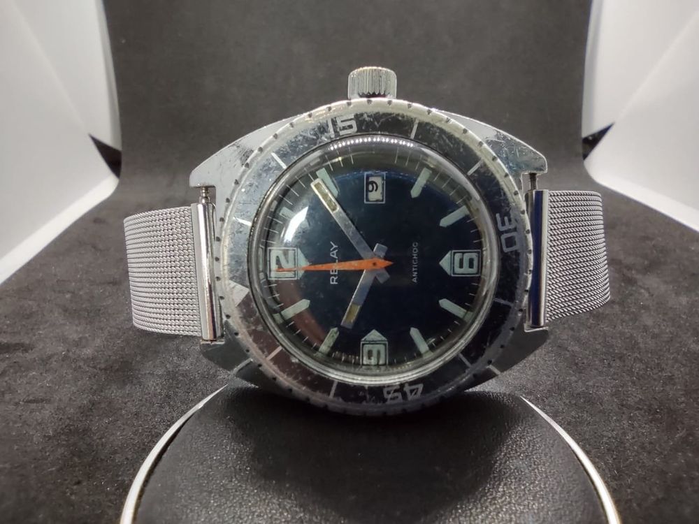 Relay French Diver - Date Cal. Parrenin 1641 - Watch - 1970 (Gebraucht ...