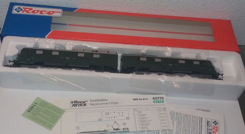 Roco 43770 - E-Lok Ae 8/14 SBB - HO/DC (fährt nicht) (Defekt) in ...