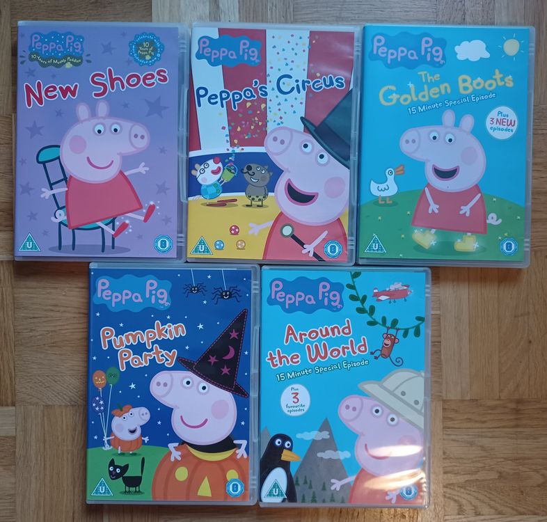 5x Peppa Pig DVDs auf Englisch (Gratis Porto) | Kaufen auf Ricardo