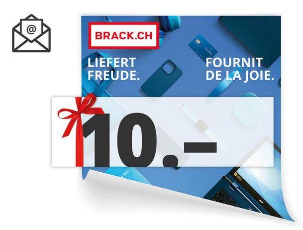10.- Brack.ch Gutschein verschenken! 👍👌😊🎁 | Comprare su Ricardo