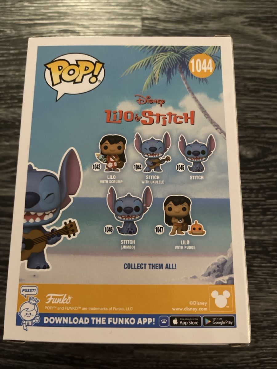 Funko Pop! Disney Lilo & Stitch 1044 Stitch Ukulélé Neuf! (Neuf avec ...