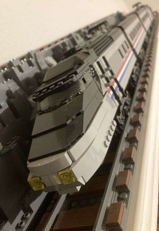 Metroliner TGV Eisenbahn aus Lego & Blue Brixx | Kaufen auf Ricardo