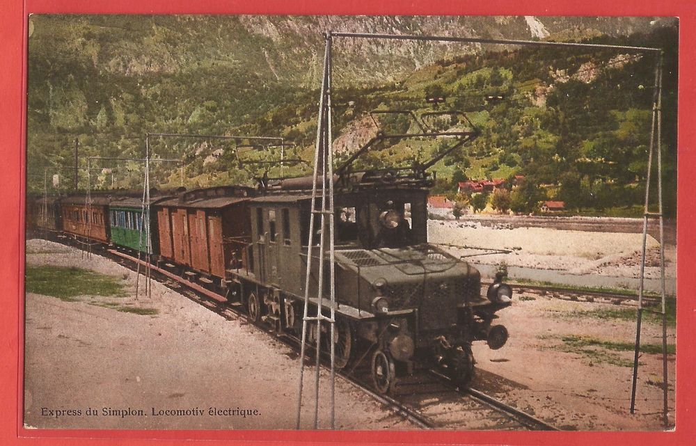 Bahn - Simplon Express - ca. 1915 (Gebraucht) in Fislisbach für CHF 6 – mit Lieferung auf ...