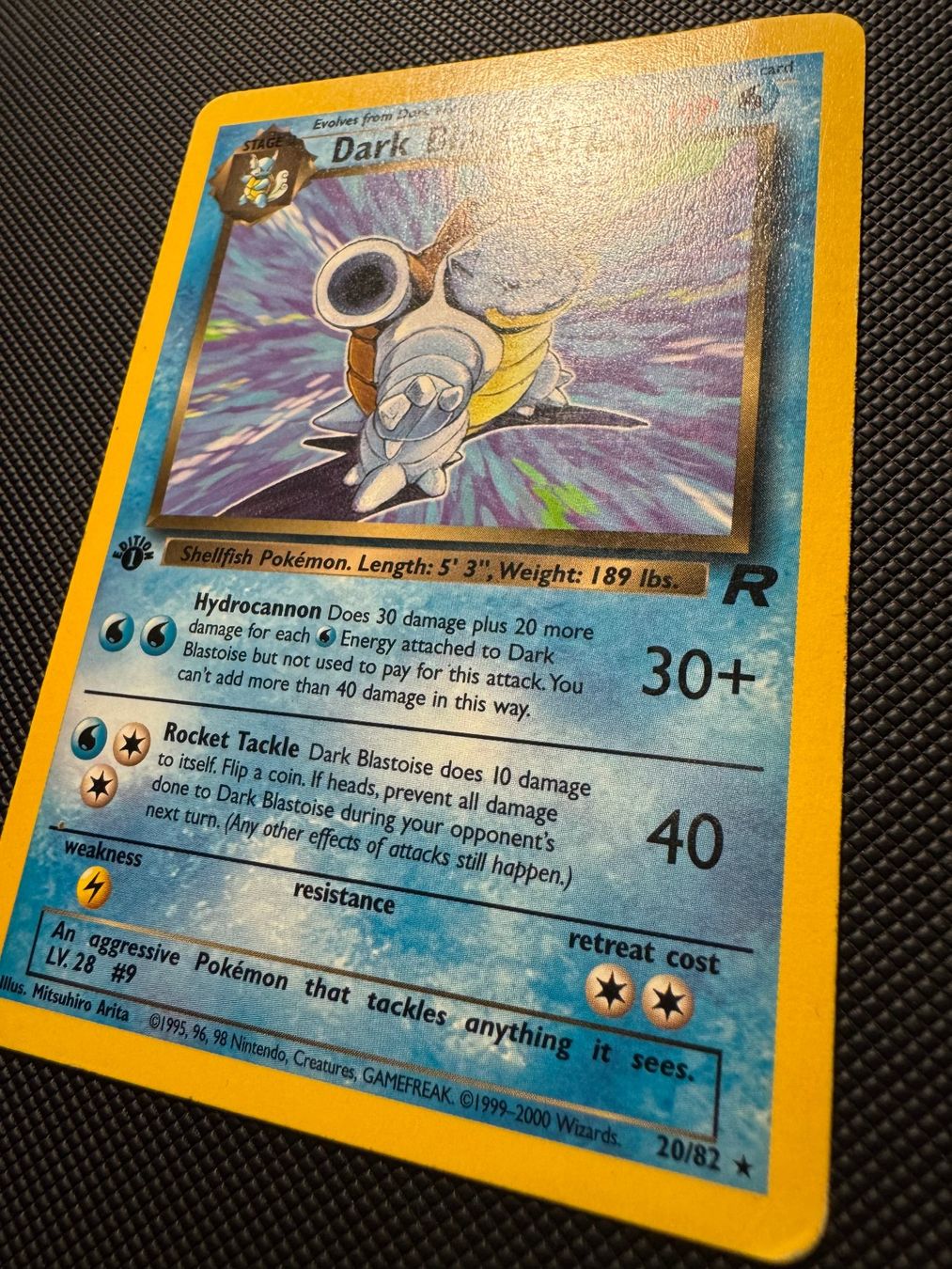 Pokemon Dark Blastoise Team Rocket First 1. Edition ENG (Gebraucht) in ...