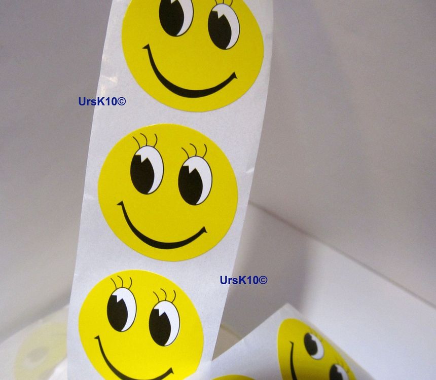 Smiley Emoji Sticker 25mm Total 49 Stück | Kaufen auf Ricardo