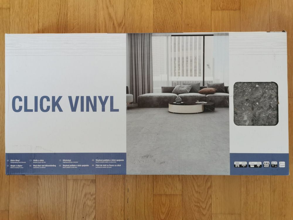 Bodenplatten (Click) Vinyl für Indoor-Anwendungen (Gebraucht) in Wagen ...