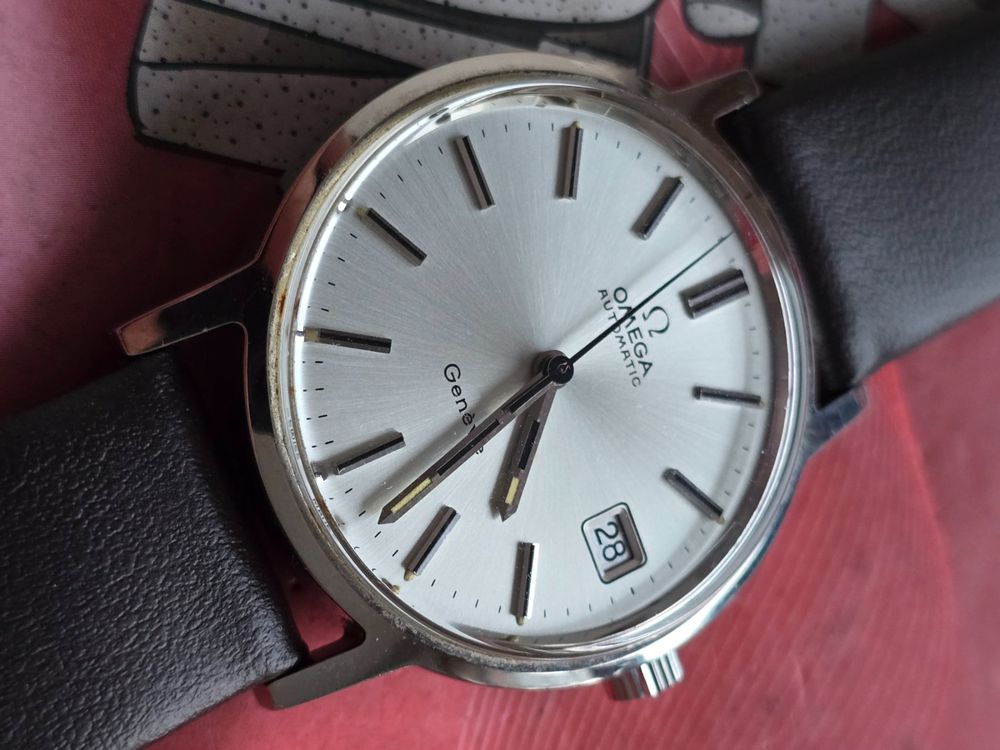 74 Omega Geneve Automat Date Cal 1011 Chronometer aus 1973 (Gebraucht ...