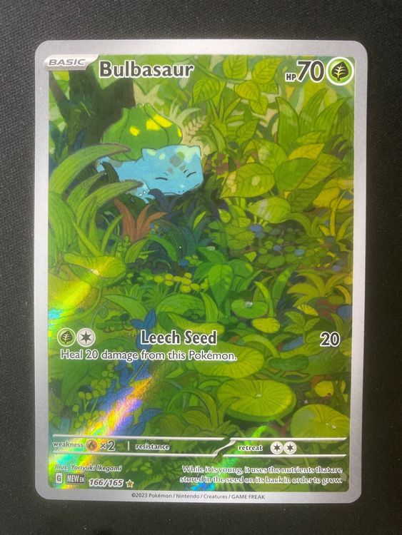 Bulbasaur 166 - Bisasam - Bulbizarre - MEW 151 - EN | Kaufen auf Ricardo