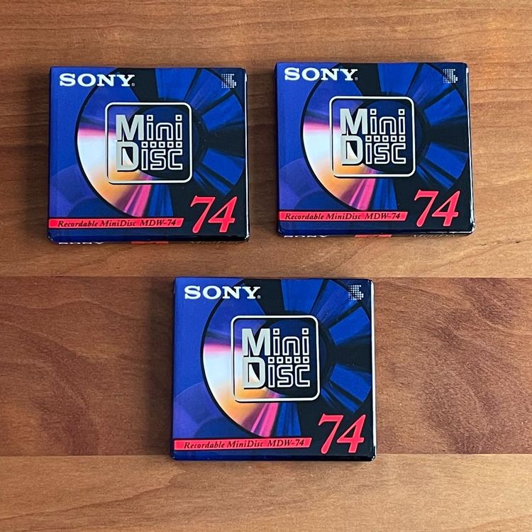 3x Sony MiniDisc MDW-74 OVP | Kaufen auf Ricardo
