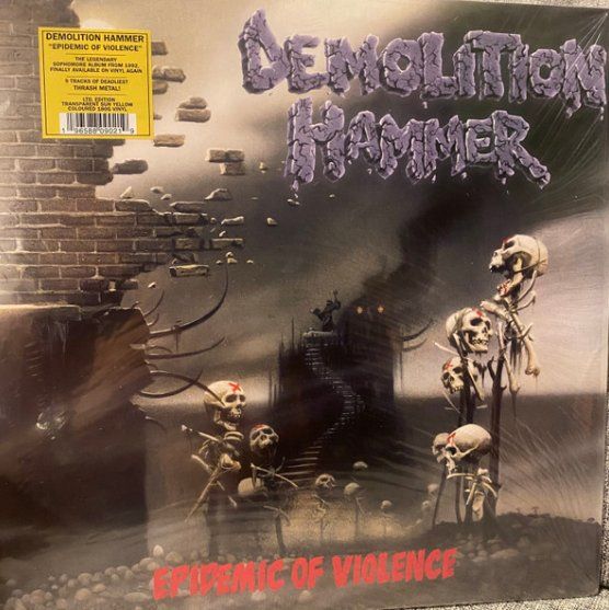 Demolition Hammer - Epidemic of Violence - Vinyle Limited Ed (D ...