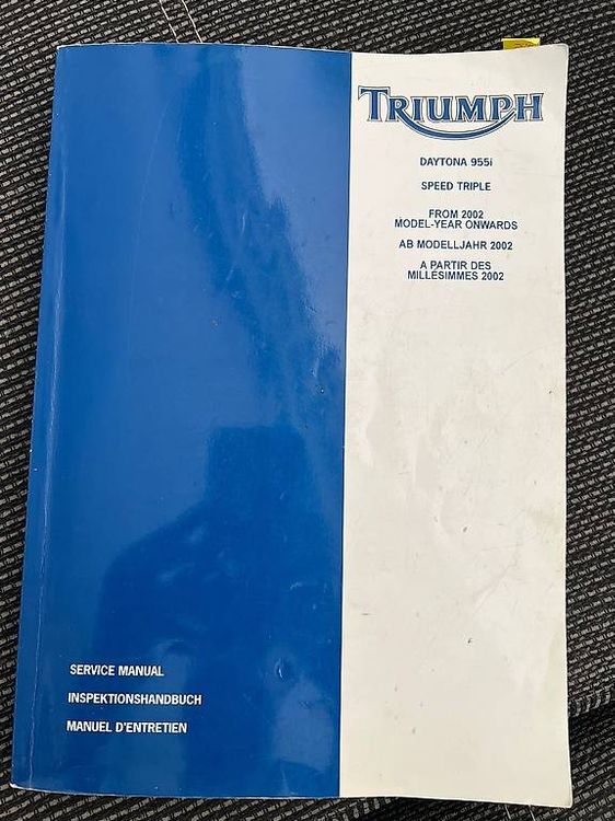 Triumph Service Manual (Gebraucht) in Allschwil für CHF 100 – nur ...
