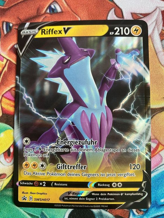 Pokemonkarte Riffex V SWSH017 ab 1.- Fr. (Neu (gemäss Beschreibung)) in ...