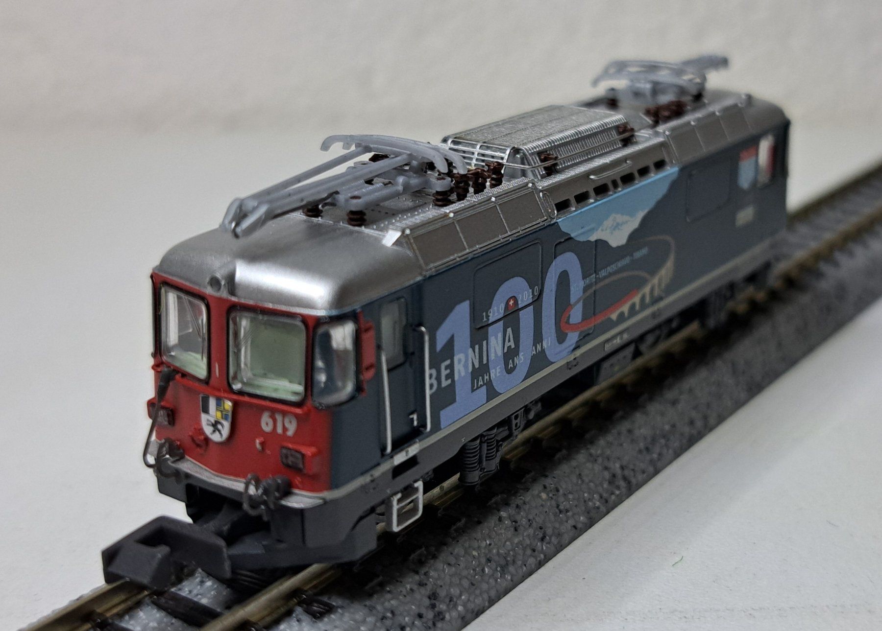RhB Ge 4/4 II 619 100 Jahre Bernina MDS Analog Spur N (Gebraucht) in ...