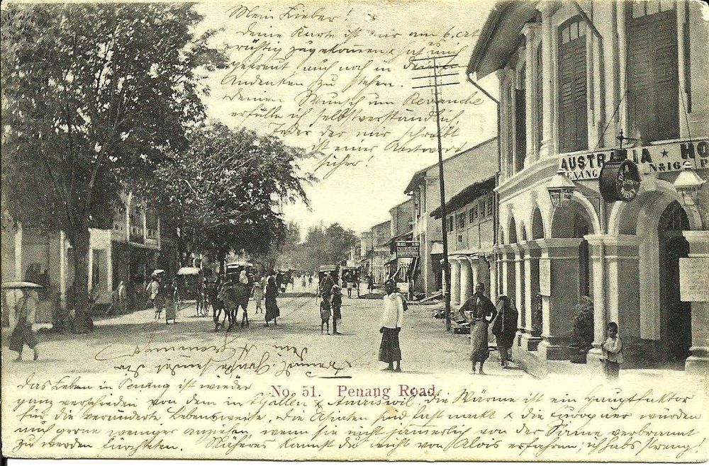 AK PENANG MALAYSIA 1905 PERSONEN PENGANG ROAD (Gebraucht) in Aarau für ...