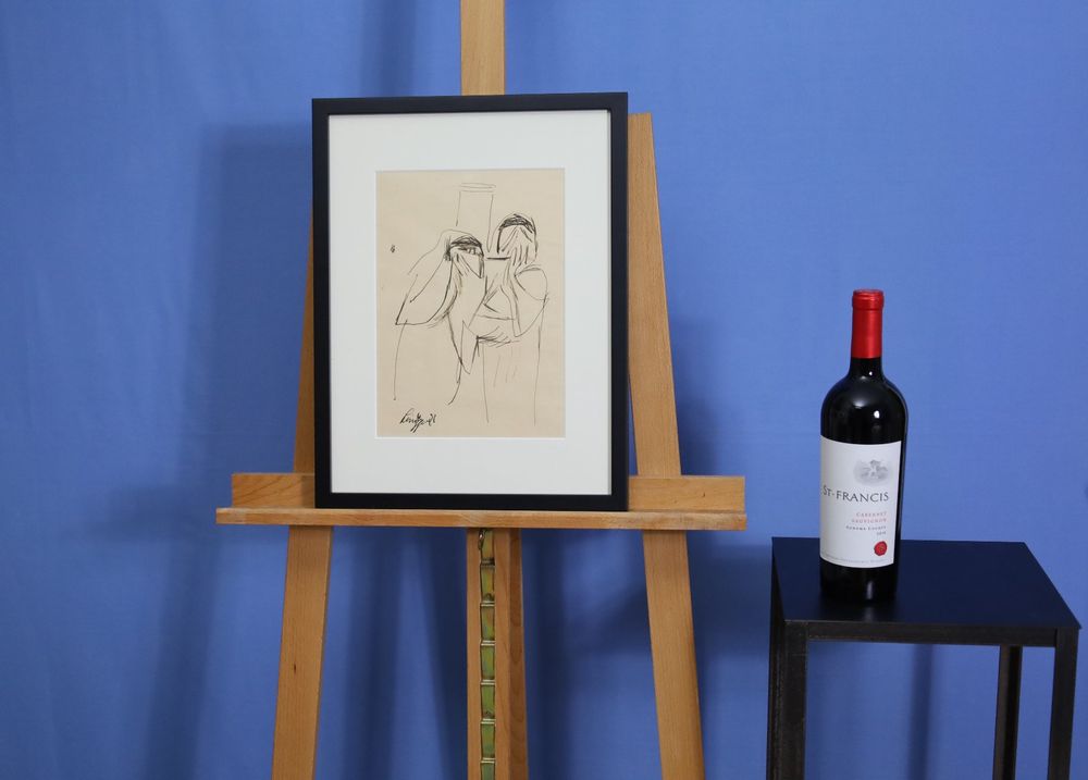 Albert Lindegger "Lindi", Tuschzeichnung, signiert, datiert (Gebraucht) in Zug für CHF 5 – mit ...