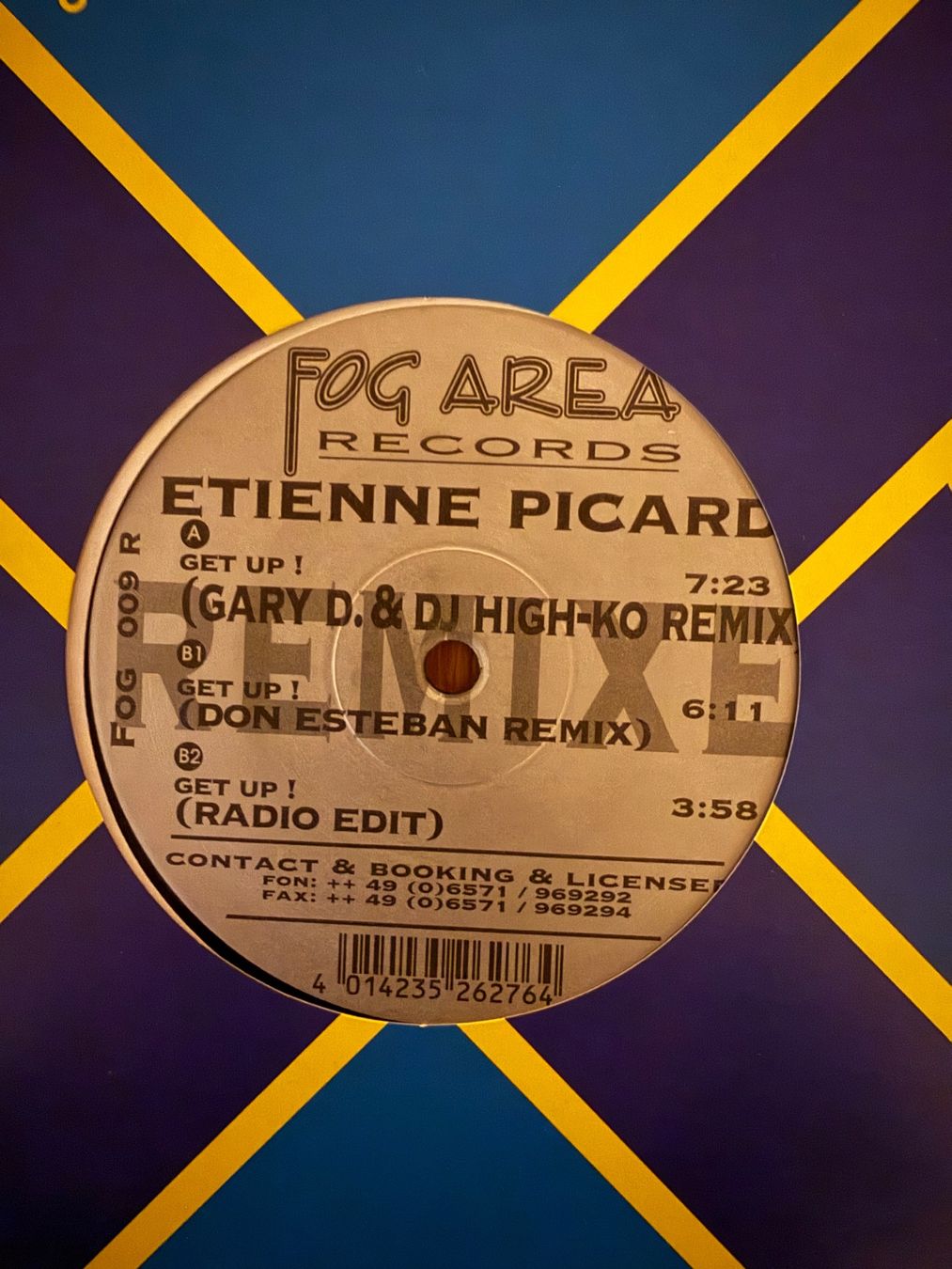 Etienne Picard – Get Up! Remix (Hardtrance, FOG 009R) (Gebraucht) in ...