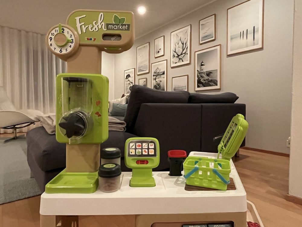 Smoby Kaufladen Fresh Market mit viel Zubehör wie neu! (Gebraucht) in ...