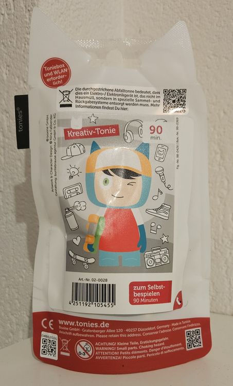 🔥 Kreativ-Tonie Figur Skater 💙 OVP 🔥 (Neu und originalverpackt) in St ...