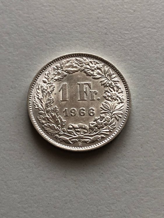1 Fr. 1966 vorz. + | Kaufen auf Ricardo