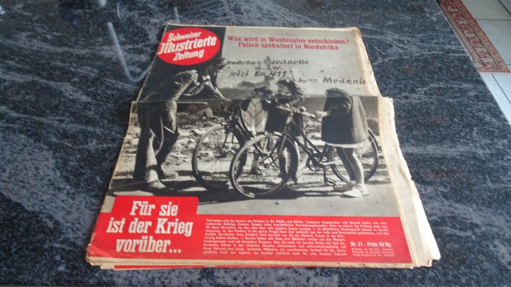 Schweizer Illustrierte Zeitung ANTIK. JAHR: 19.05.1943 (Gebraucht) in ...