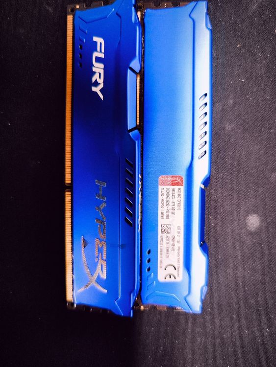 hyper x fury blue 2x8go ddr3 (Gebraucht) in vionnaz für CHF 25 – mit ...