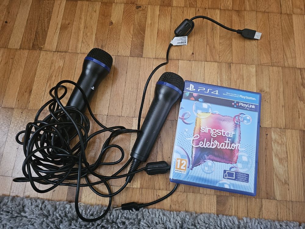 Singstar Celebration PS4 + 2 Mikrofone Top Zustand! 🎤🎶 (Gebraucht) in ...