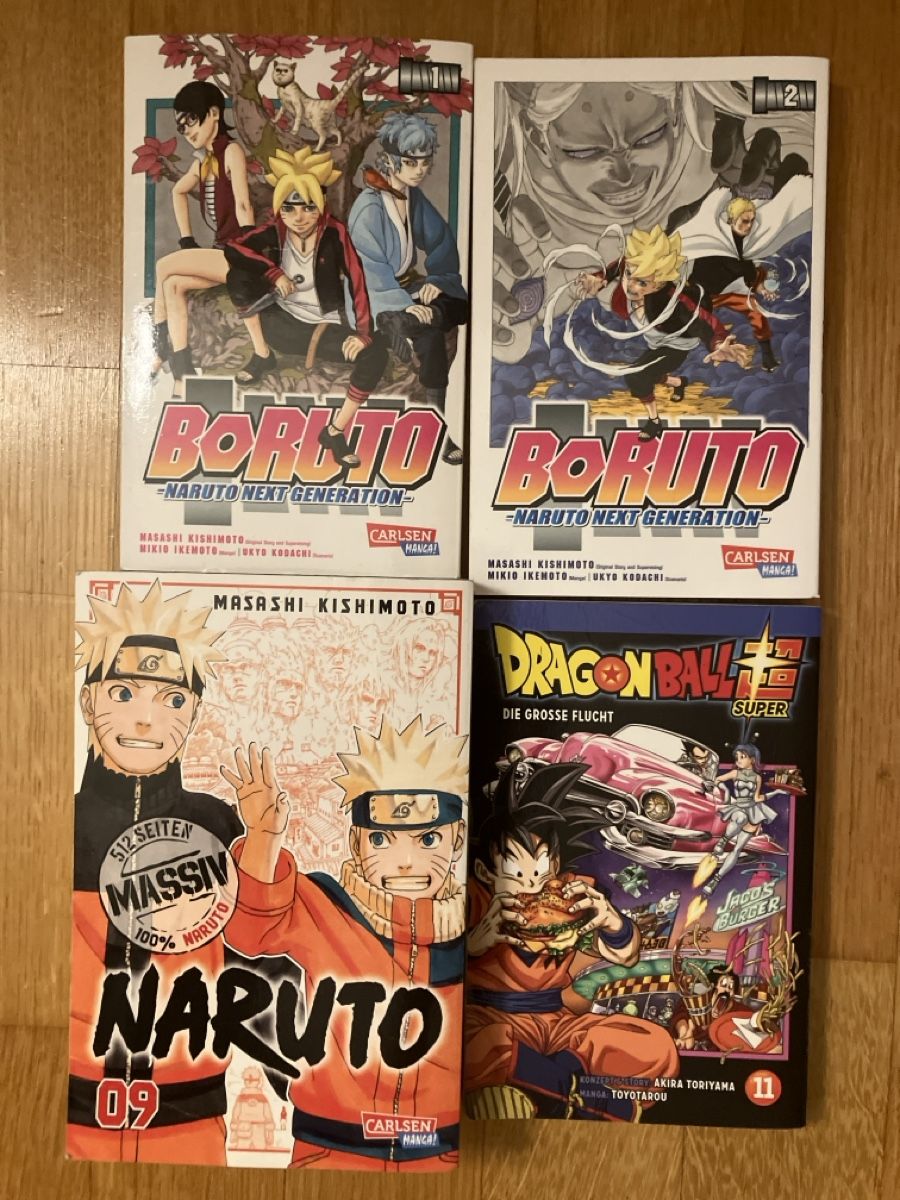 Naruto, Boruto und Dragonball Manga - Top Zustand! (Gebraucht) in ...