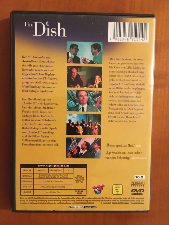 The Dish - Dvd | Kaufen auf Ricardo
