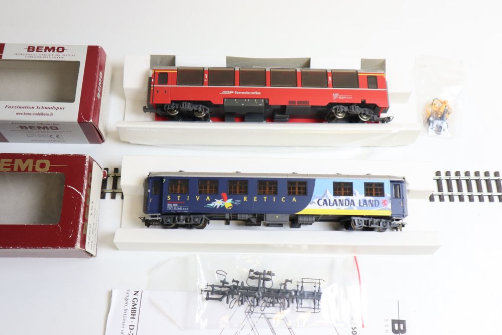 BEMO RhB Panoramawagen + Wagen Stiva Retica Calanda (Gebraucht) in Winterthur für CHF 95 – mit ...