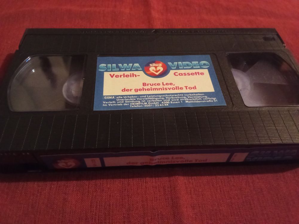 Bruce Lee - Der geheimnisvolle Tod (HK/USA 1975) Silwa VHS (Gebraucht ...