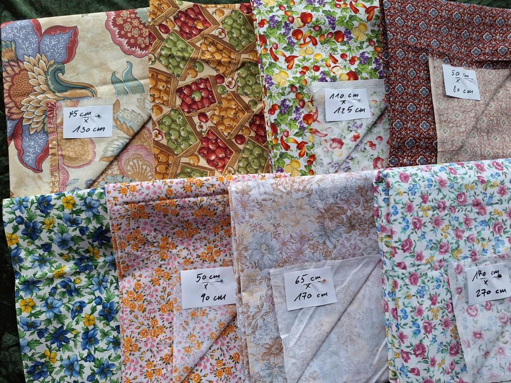 8 STK PATCHWORKSTOFFE (Neu (gemäss Beschreibung)) in Huttwil für CHF 35 – mit Lieferung auf ...