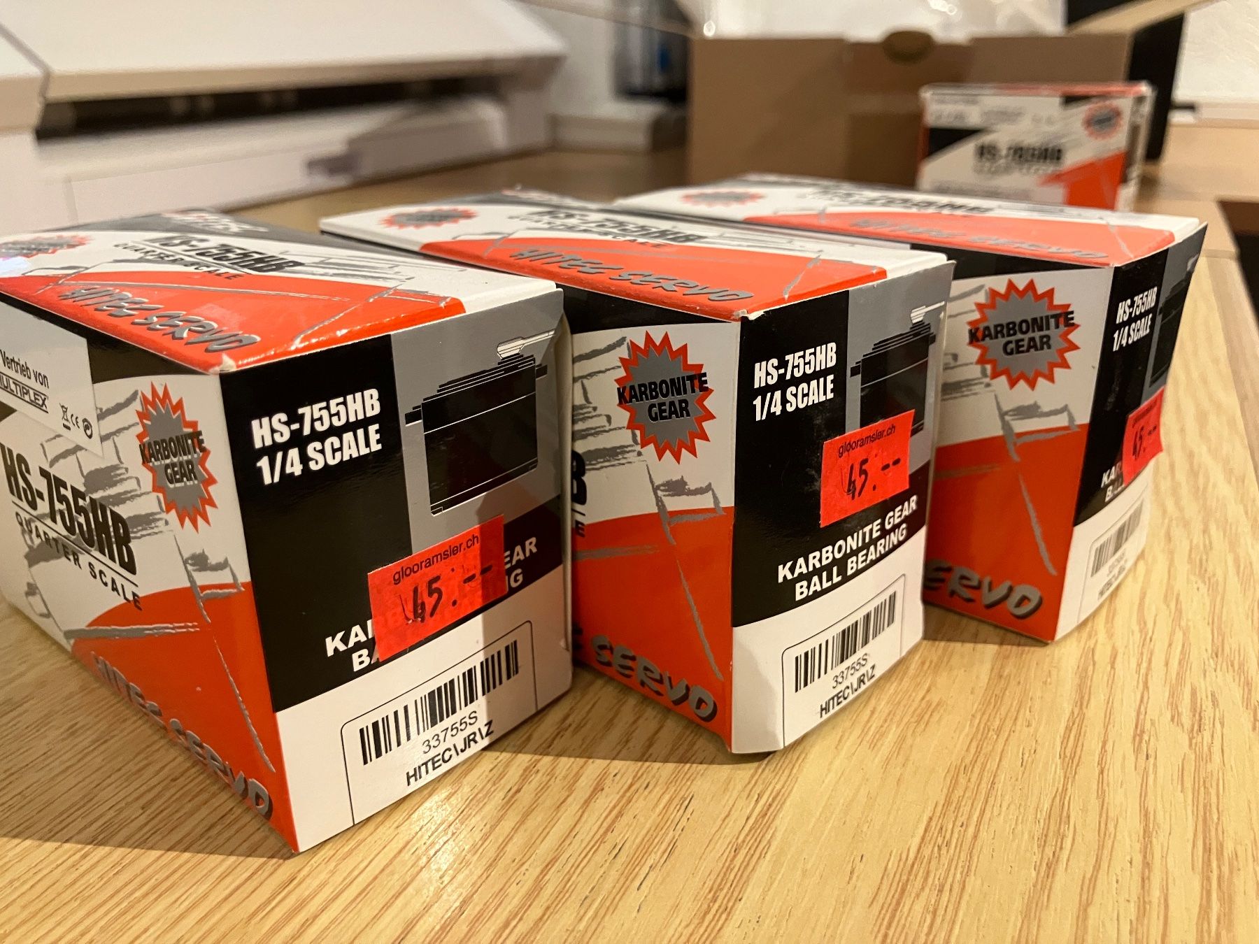 Hitec Servos (3Stk) (Neu und originalverpackt) in Waltenschwil für CHF ...