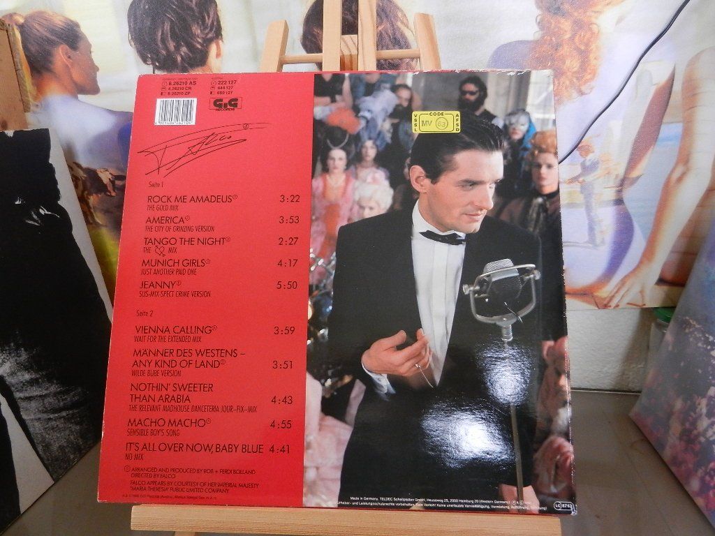 Falco 3 1985 Ch/A Rote*Gewaschen`*LP VG++NM Kult selten rar (Gebraucht ...