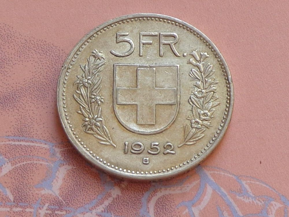 5 Fr.1952 B Belle Pièce RARE ! (Gebraucht) in Pully für CHF 22 – mit Lieferung auf Ricardo kaufen