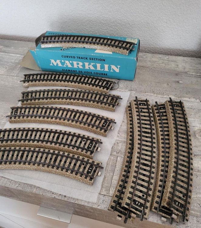 Märklin M 10 x geb. Gleisstück Nr. 5206 mit OVP (Gebraucht) in ...